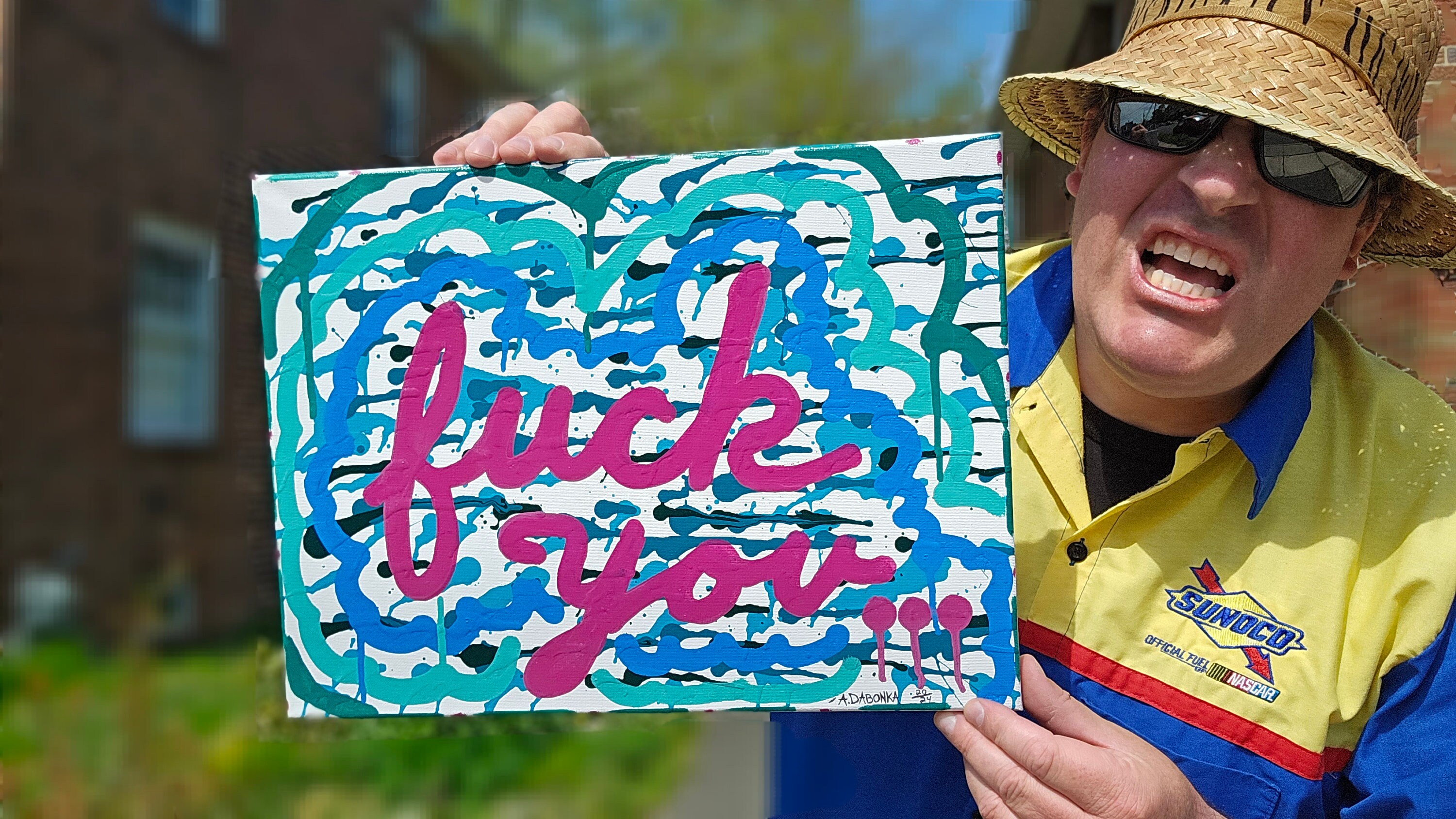 An Ode to the Bad Tipper, Graffiti Art, Krink K-60, by Adam J. Dabonka ...