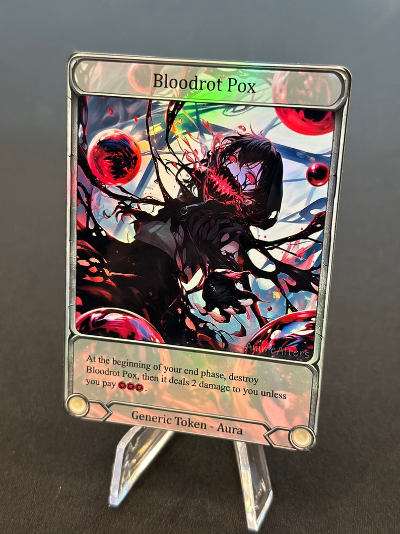 Bloodrot Pox - Token Alter - Flesh and Blood TCG - Etsy