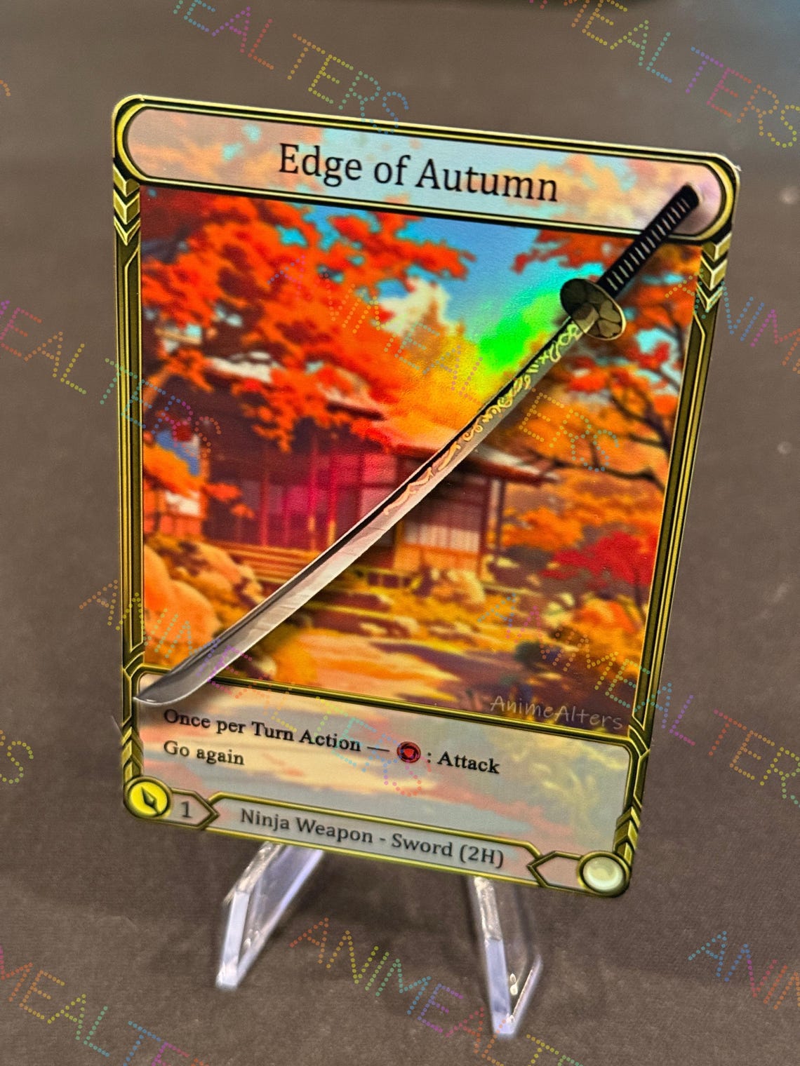 Edge of Autumn - Weapon Alter - Flesh and Blood TCG - Etsy