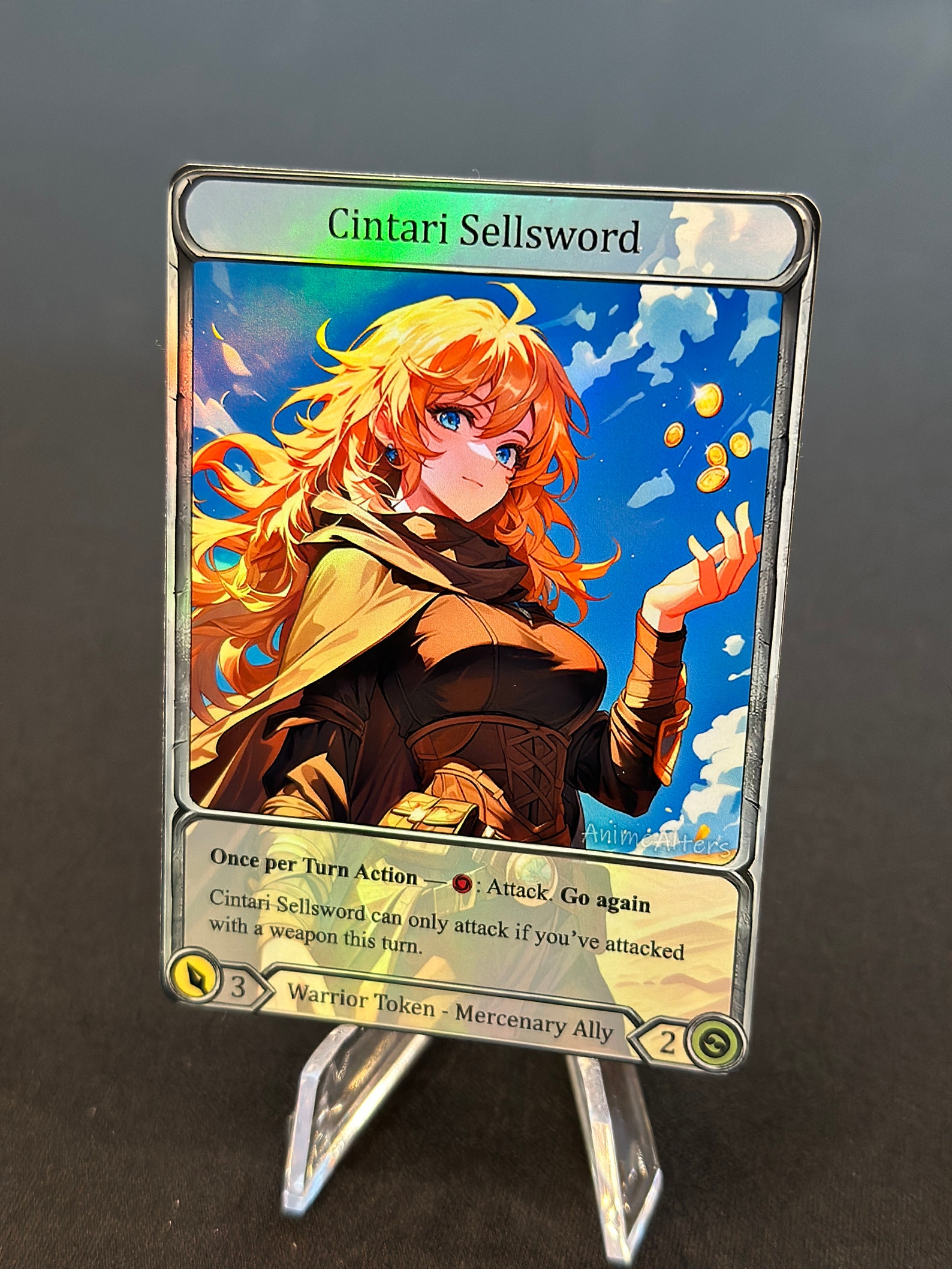 Cintari Sellsword - Token Alter - Flesh and Blood TCG - Etsy