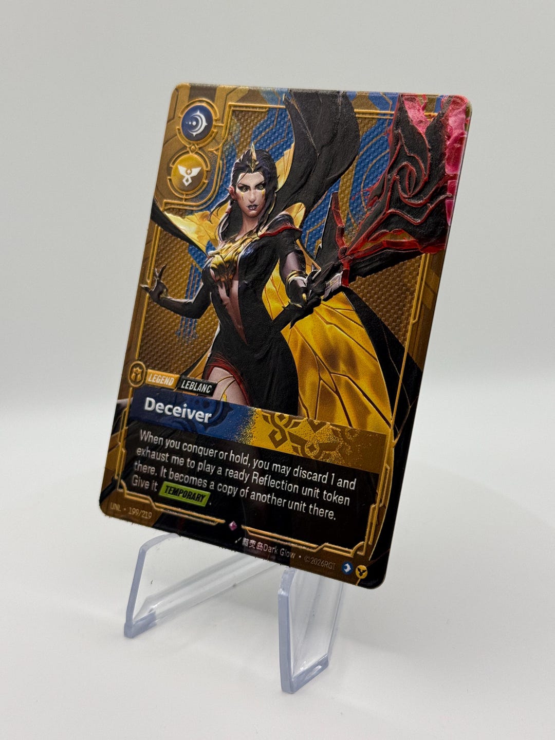 Leblanc - Deceiver - 3D Legend Proxy - Riftbound TCG - Etsy