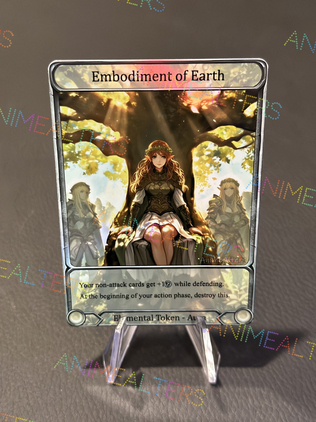 Embodiment of Earth - Token Alter - Flesh and Blood TCG - Etsy