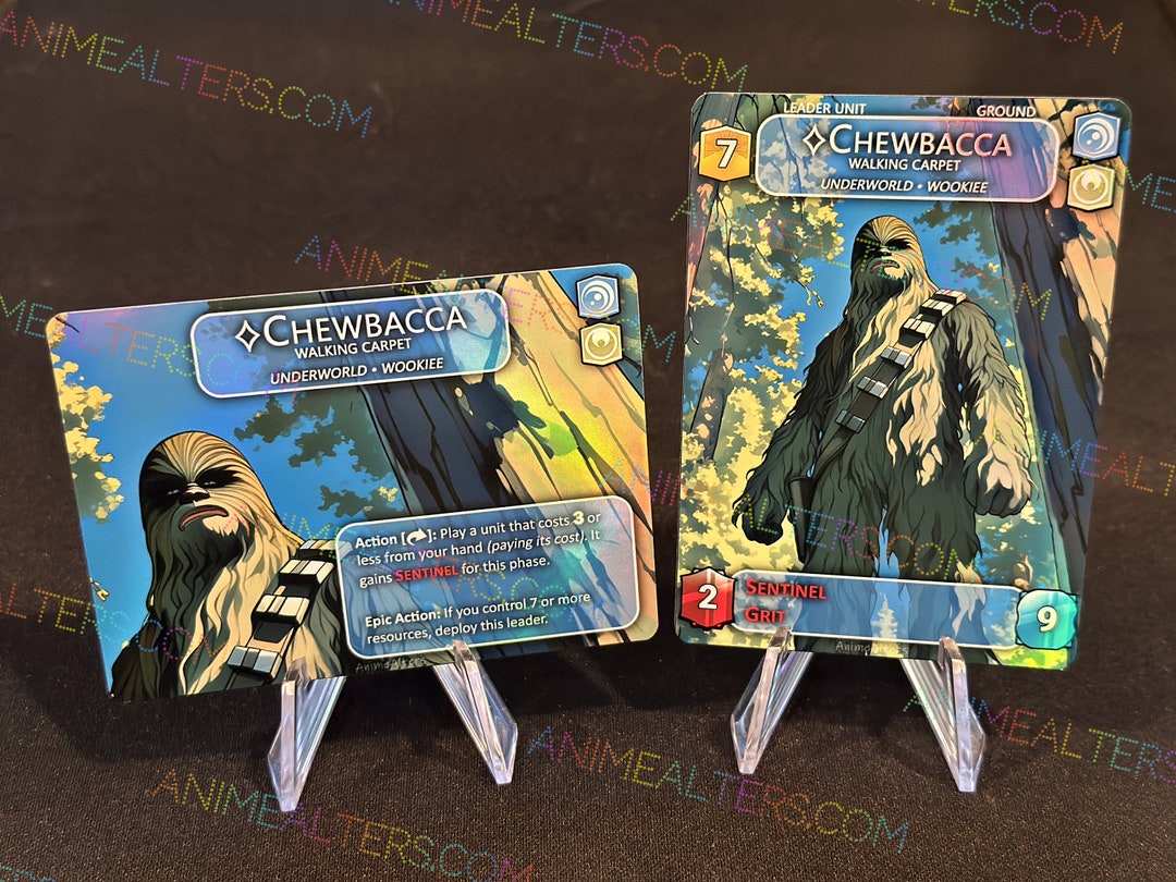 Chewbacca - Leader Alter - Star Wars Unlimited TCG - Etsy