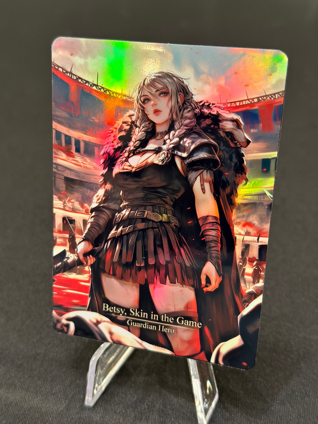 Betsy, Skin in the Game - Hero Alter - Flesh and Blood TCG - Etsy