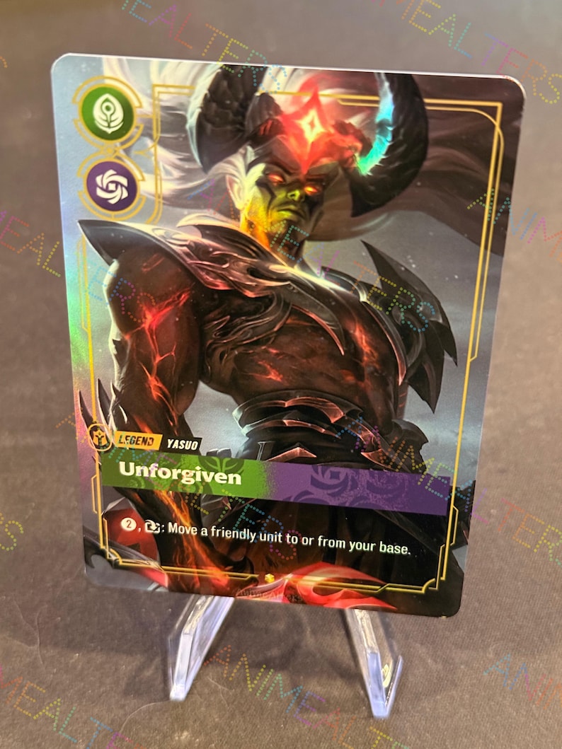 Yasuo - Unforgiven - Genesis Nightbringer - Champion Proxy - Riftbound ...