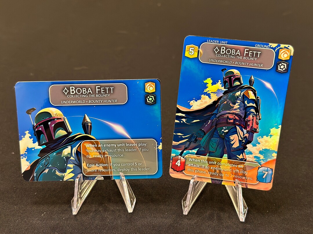 Boba Fett - Leader Alter - Star Wars Unlimited TCG - Etsy
