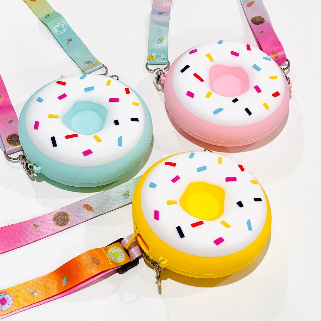 Donut Bag: Novelty Zippered Handbag With Adjustable Strap - Etsy