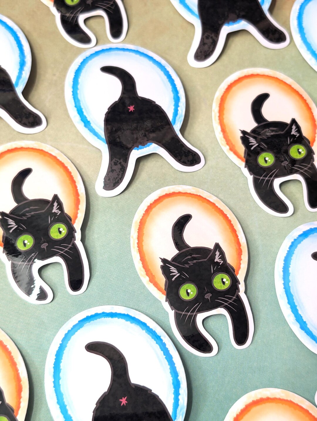 STICKER Heads & Tails Set || 3" Glossy Waterproof Vinyl - Etsy