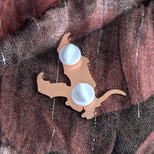 ENAMEL PIN Rats With Wings || 1.75" Hard Enamel and Rose Gold - Etsy
