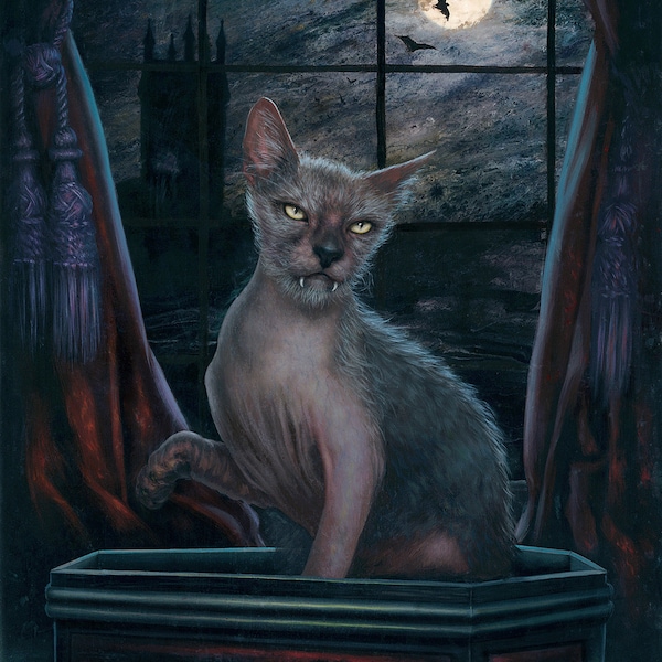Vampire Cat - Etsy