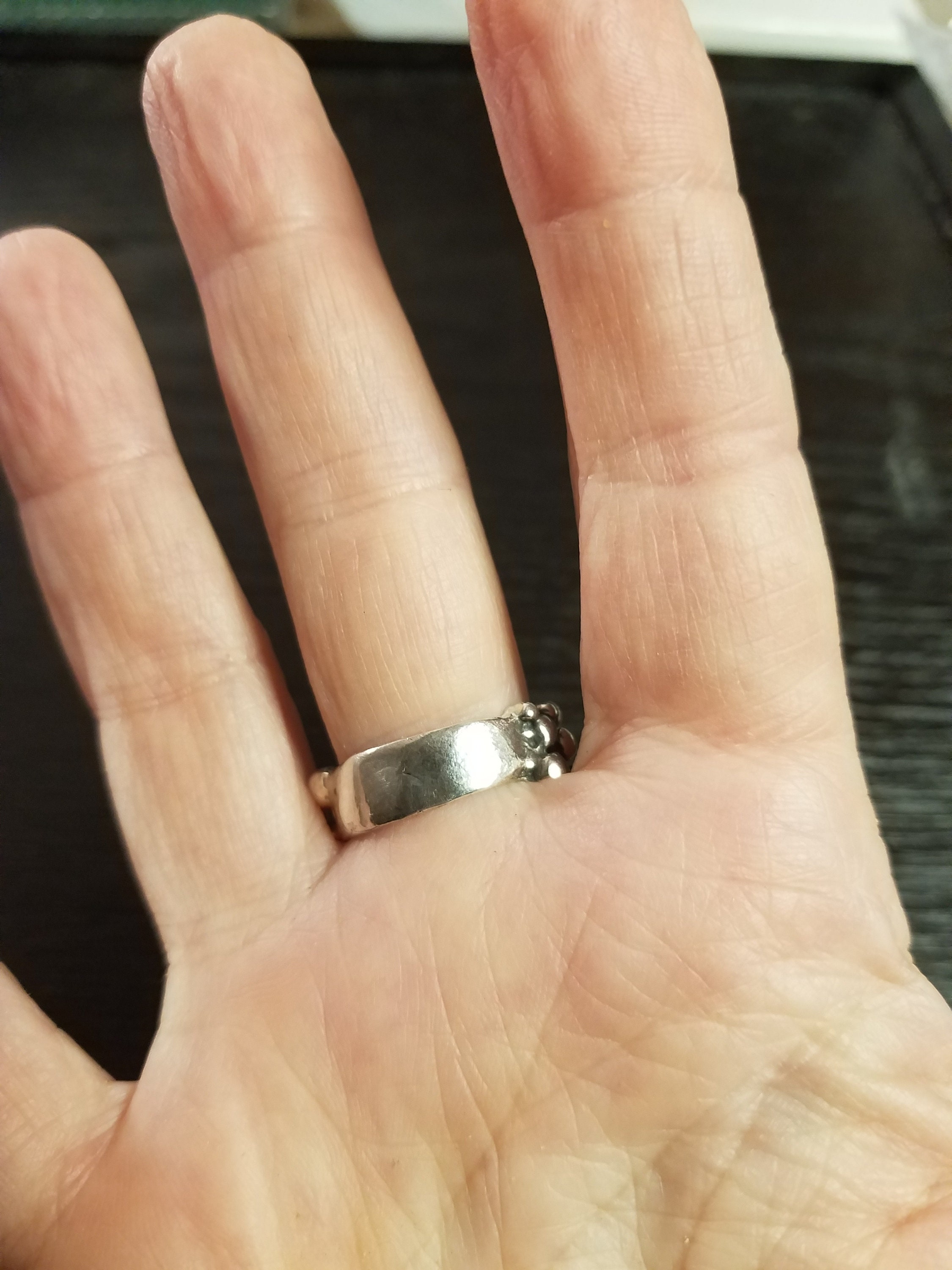 Sterling Silver Ring - Pebbles - Etsy