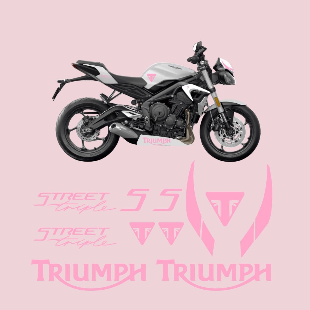 Triumph Street Triple Decal Sticker Kit DIY Graphics Accents Colour ...