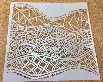 Abstract stencils | Etsy