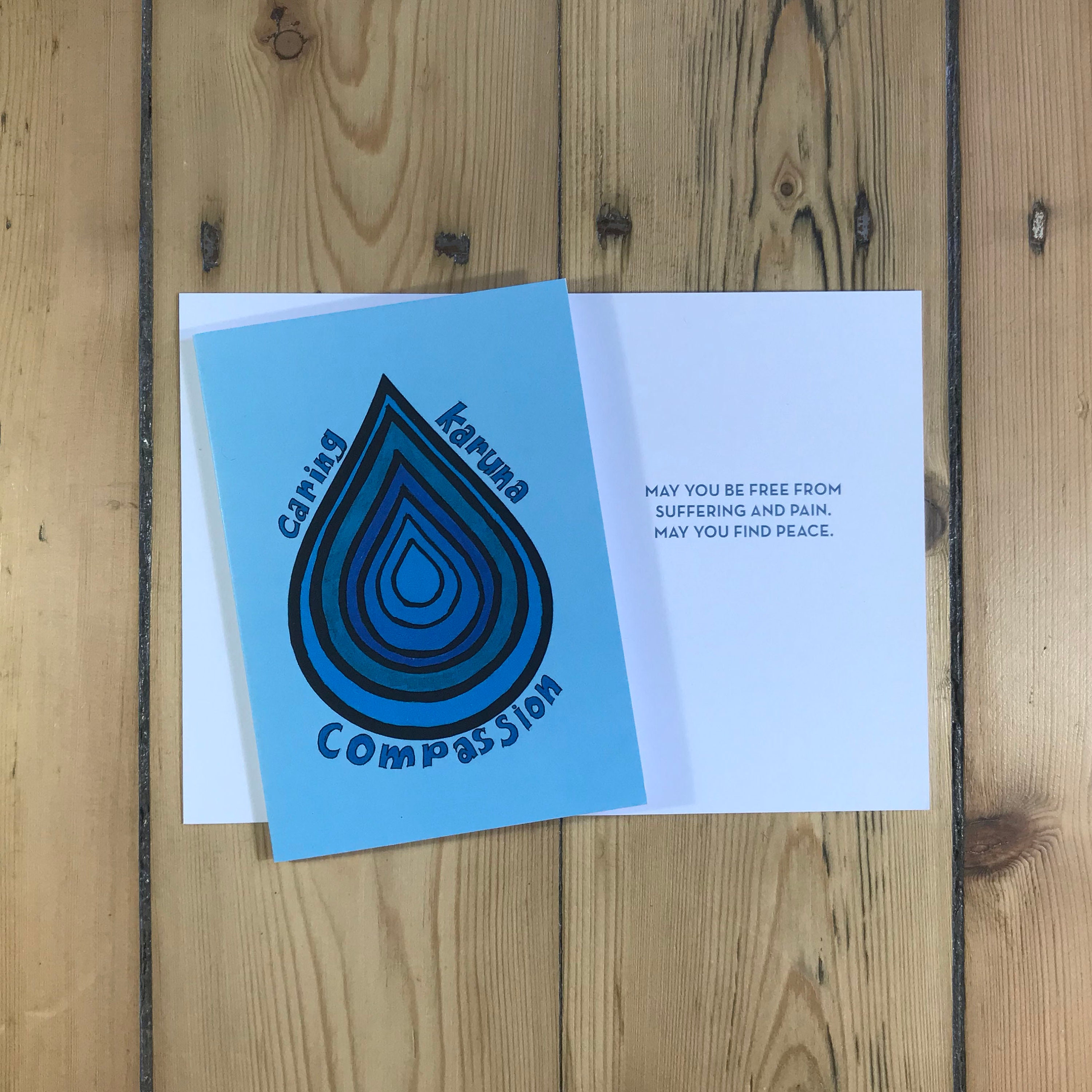 Karuna Compassion Greeting Cards (pack of 4) - Etsy