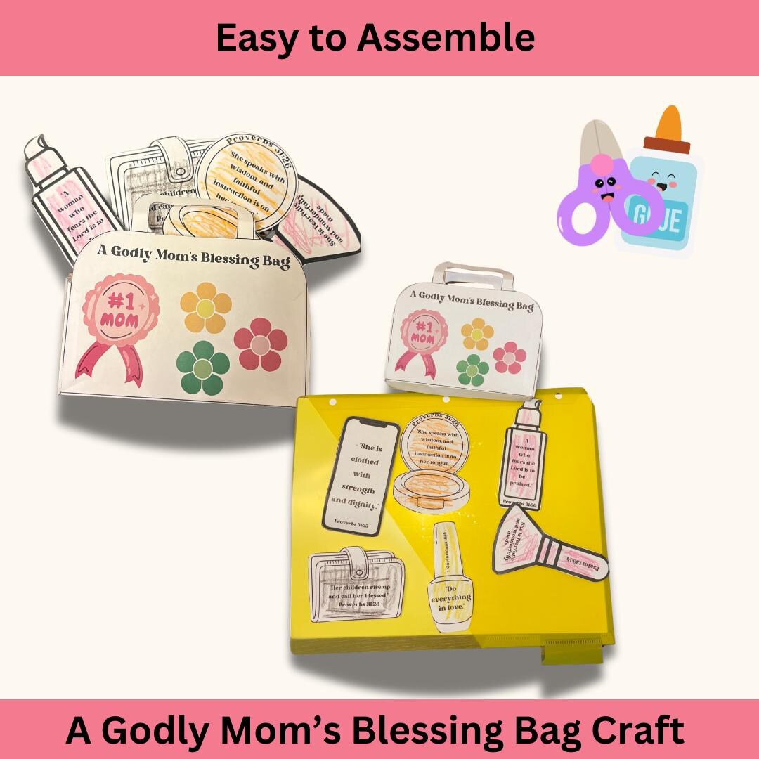 A Godly Mom’s Blessing Bag | Christian Mother’s Day Craft | Bible ...