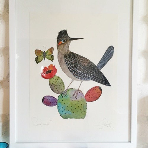 Desert Ironwood Roadrunner Carving | Etsy