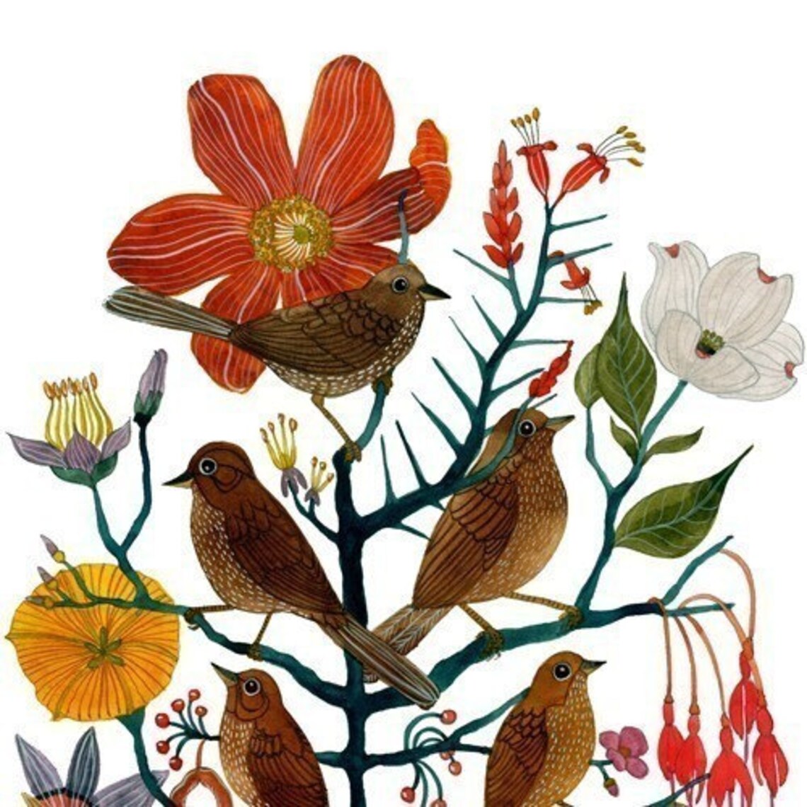 Five Sparrows - Etsy