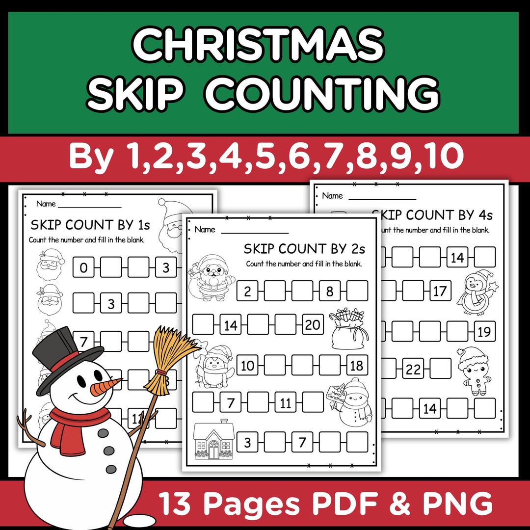 Skip Counting Worksheet Activities ,skip Counting by 1's, to 10's ...