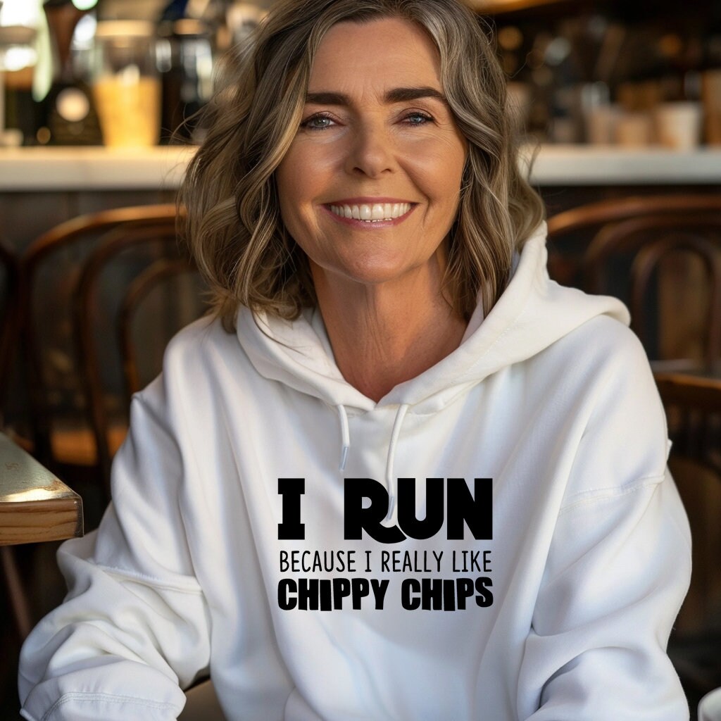 I Run Because I Like Chippy Chips T-shirt - Funny Running Gift - Etsy