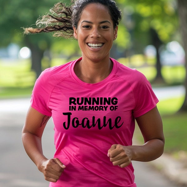 Running in Memory of Shirt - Etsy