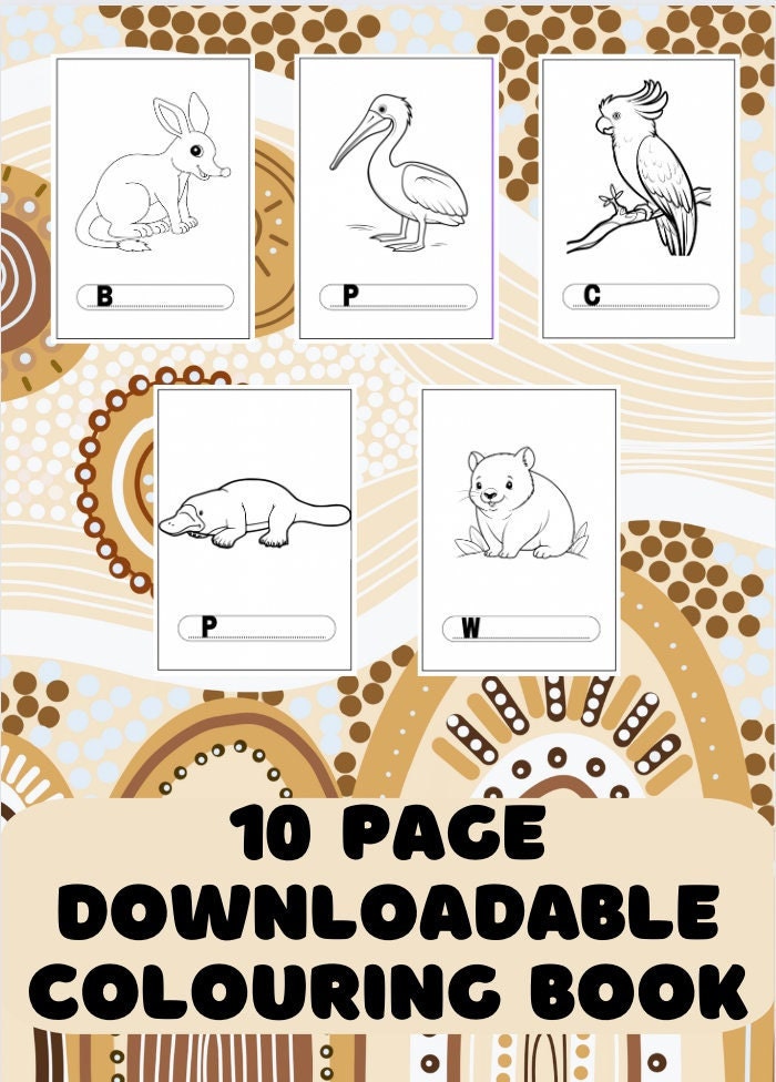 Australian Animals Colouring Book | Australian Mammals | A4 Colouring ...