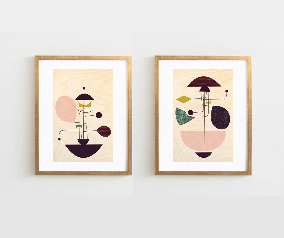 Giclée Print - "dada" Mid Century Modern Abstract Art - Jenn Ski ...