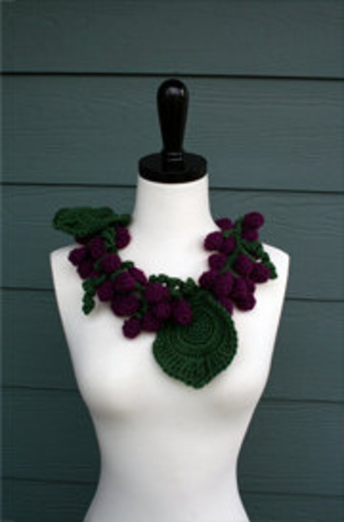 Crochet Scarf Pattern, Vineyard, Grape Vine, PDF - Etsy