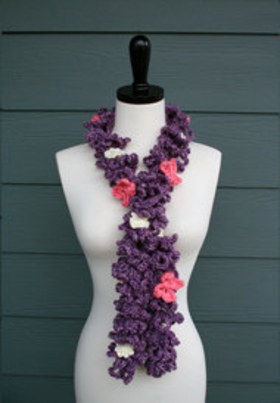 Crochet Pattern - Scarf - Spring - Lace - Spiral - Child - Adult ...