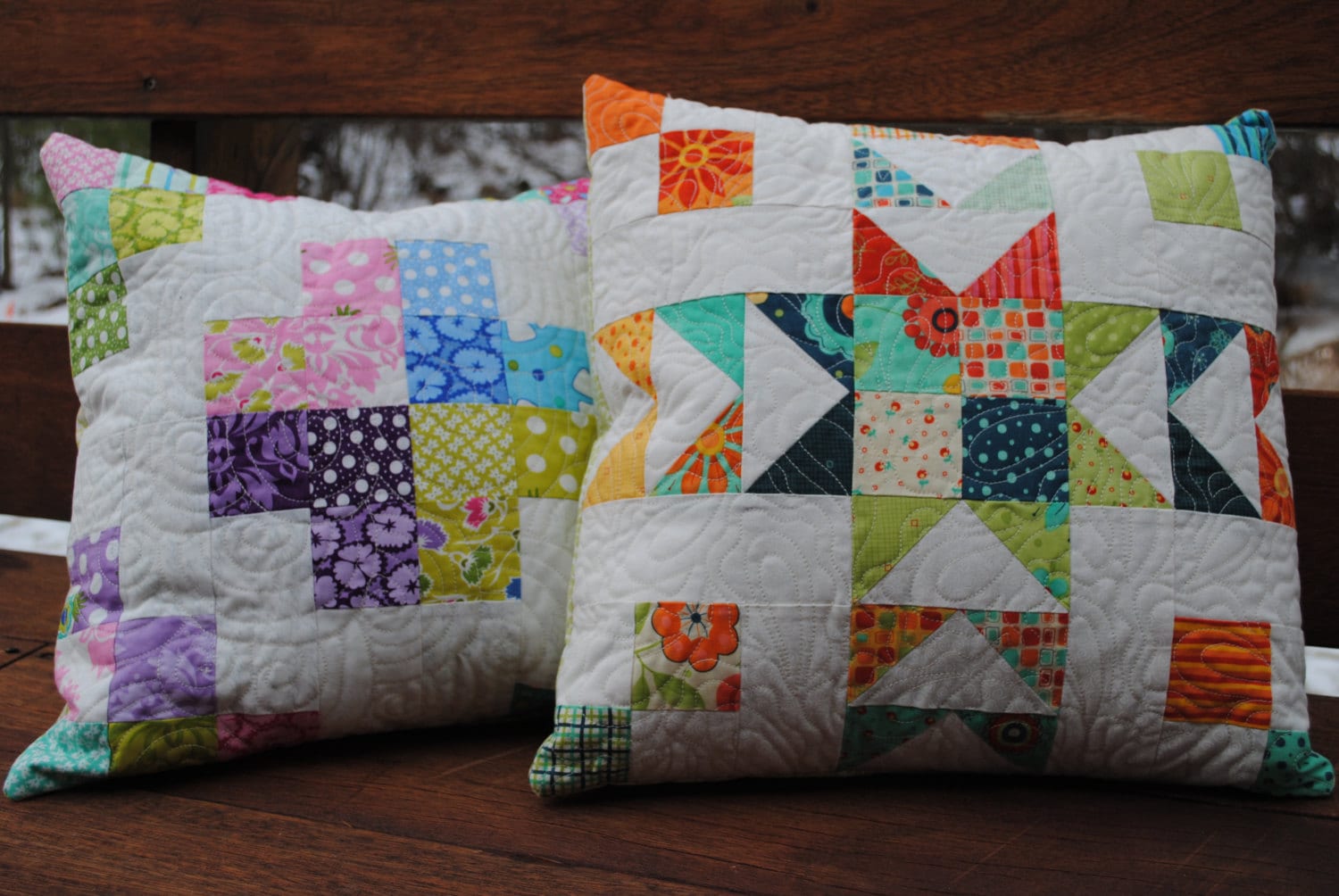 PDF Pillow Pattern, 3 Different Designs, Mini Charm, Charm and Scrap ...