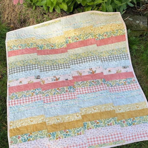 BABY BRICKS Quilt Pattern Charm Pack and Jelly Roll Friendly - Etsy