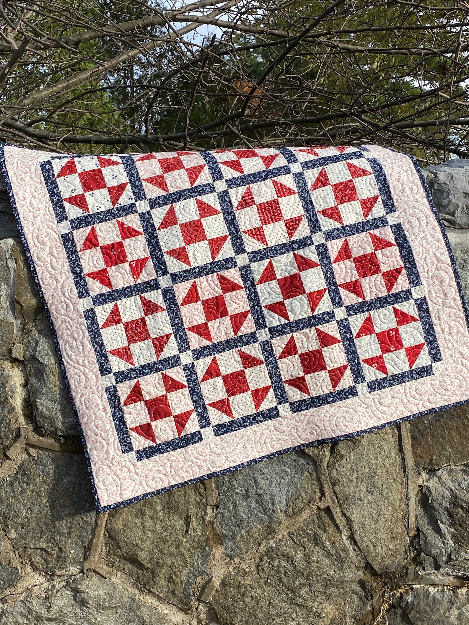 PDF Pattern Two Table Runner Designs Made With Charm Pack or Fat ...