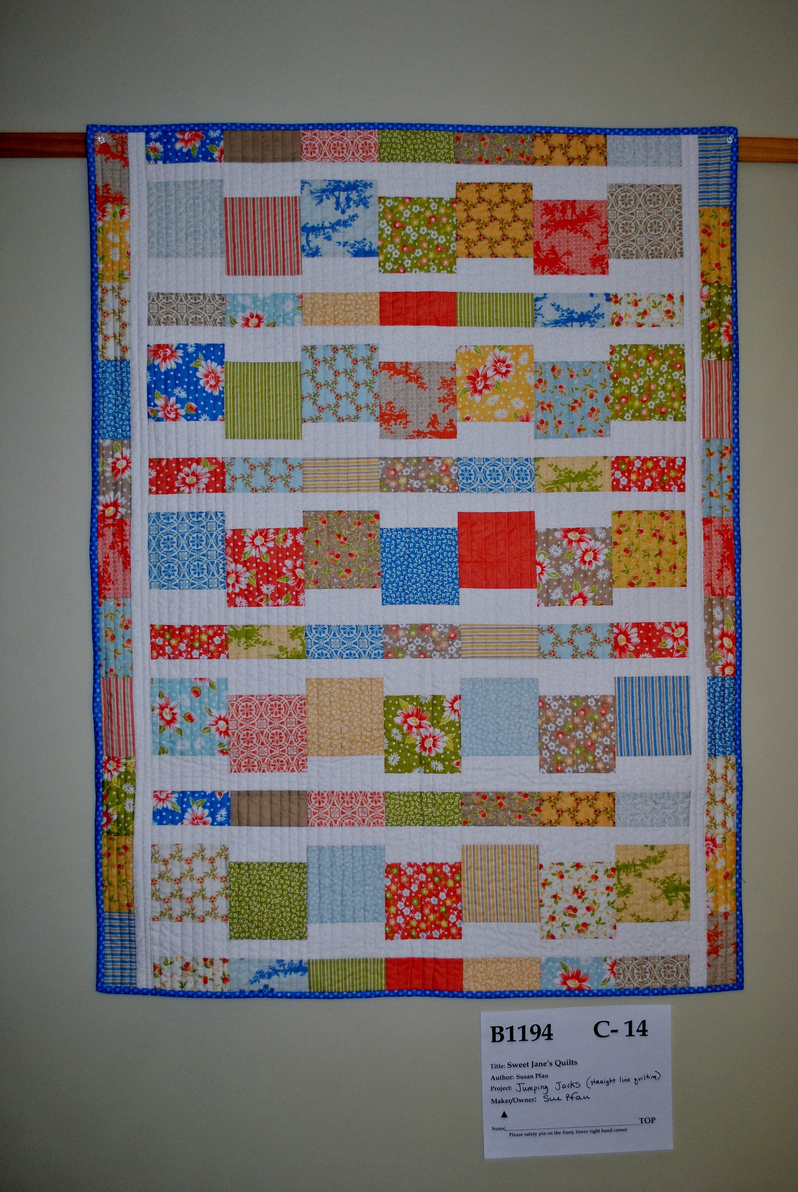 PDF Baby Quilt Pattern...uses 5 Squares EASY and Quick - Etsy