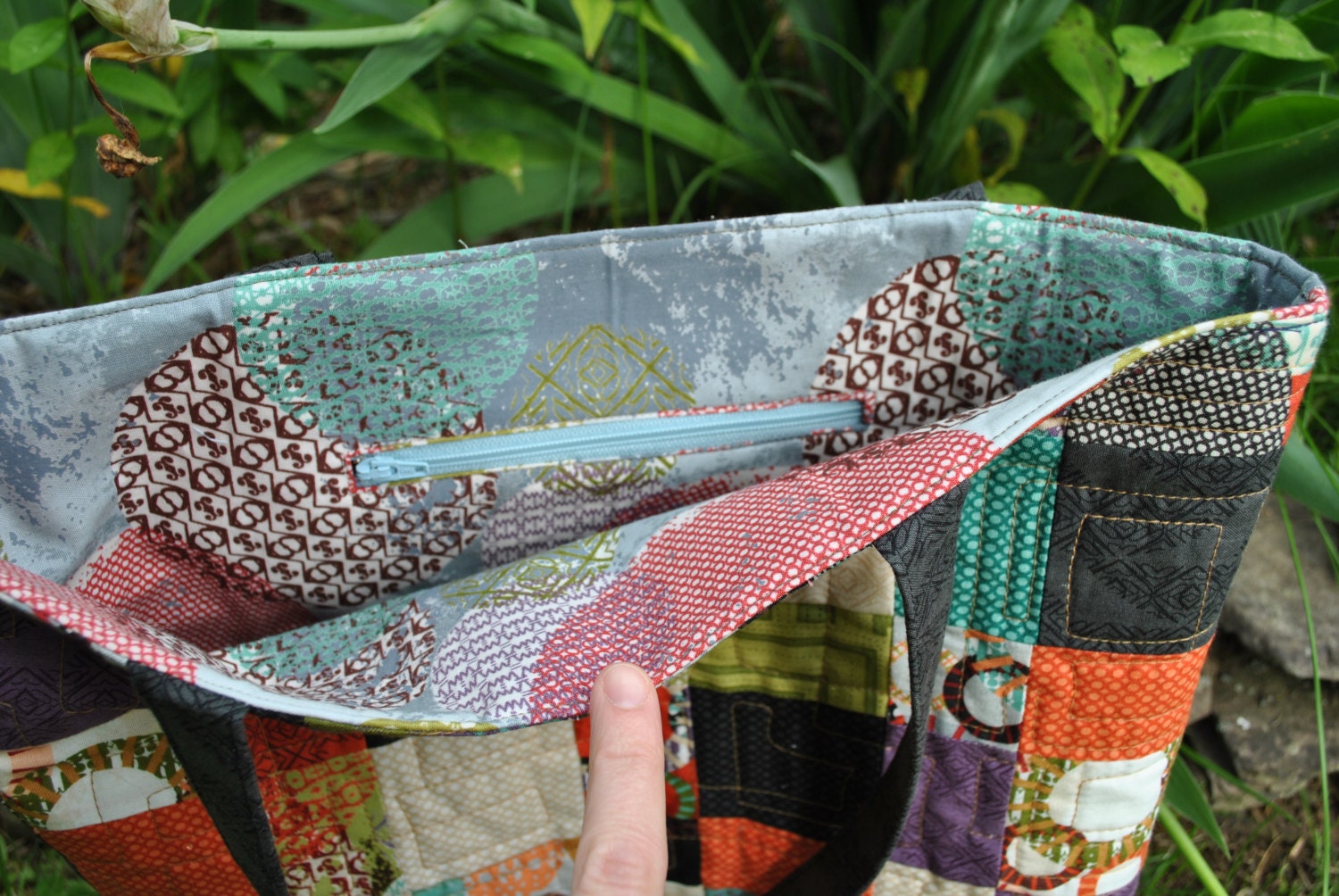 PDF Bag PATTERN One Charm Pack or Scraps Teacher's Pet | Etsy