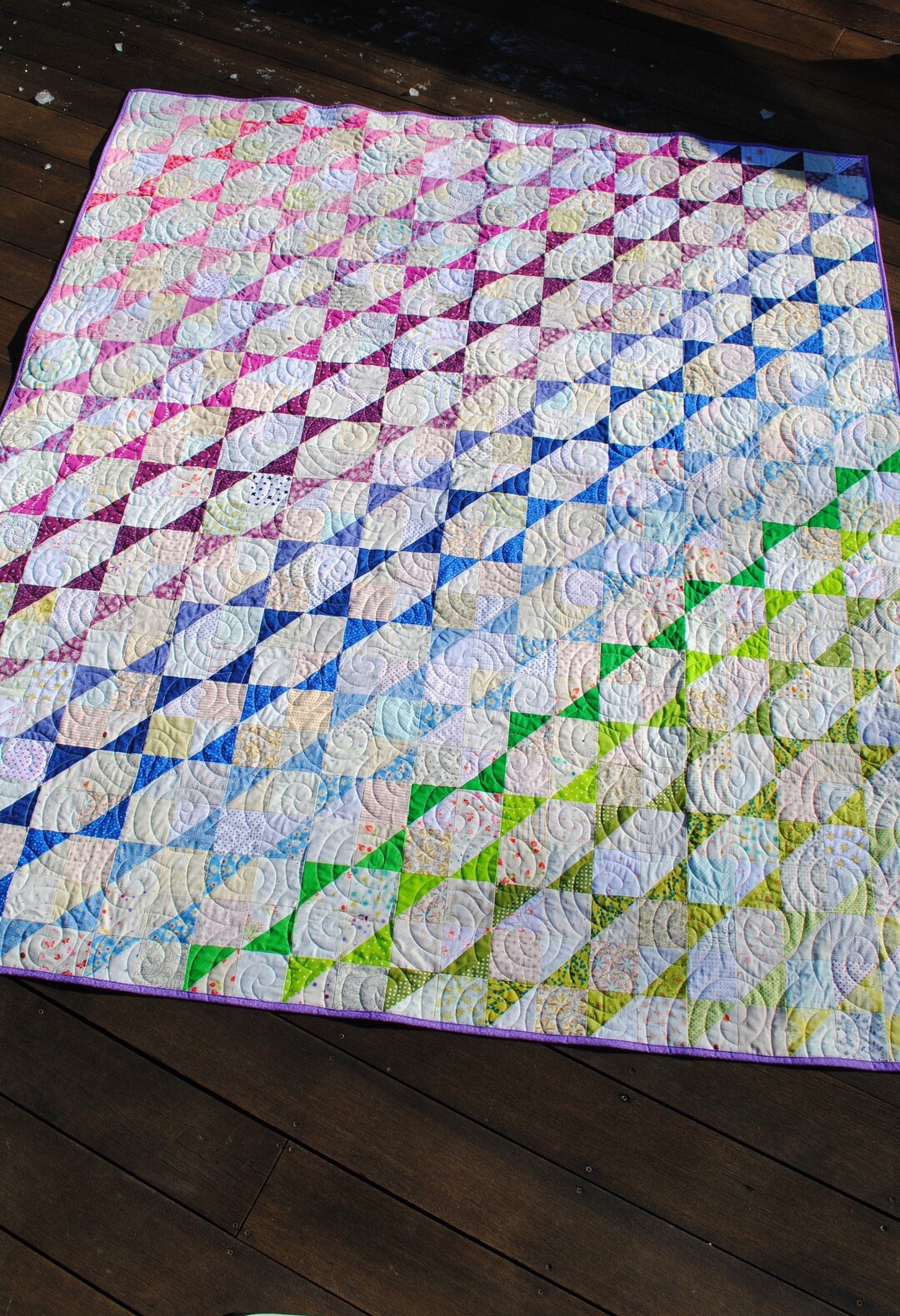 Quilt PATTERN ....stash Busting, Easy Quilt Pattern, Running With ...