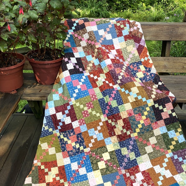 Blue Scrap Quilt Patterns - Etsy