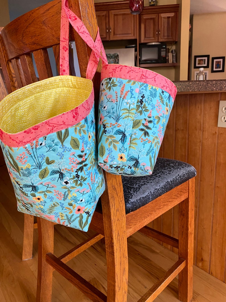 Hanging Bag PATTERN Three Sizes Trash Bag Thread Catcher | Etsy