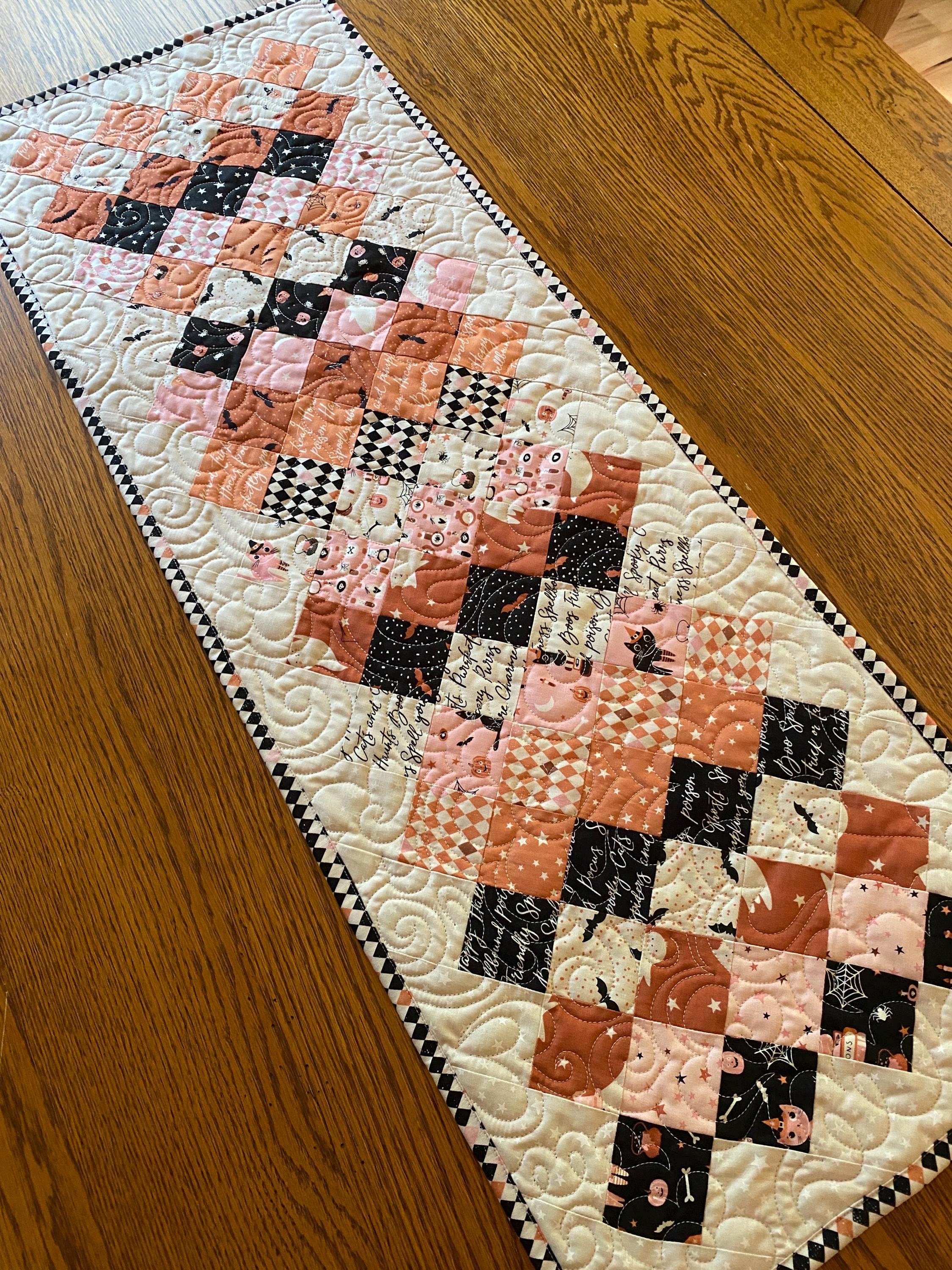 Patchwork Table Runner, 2 Projects, Uses Charm Squares, Ducks in a Row ...