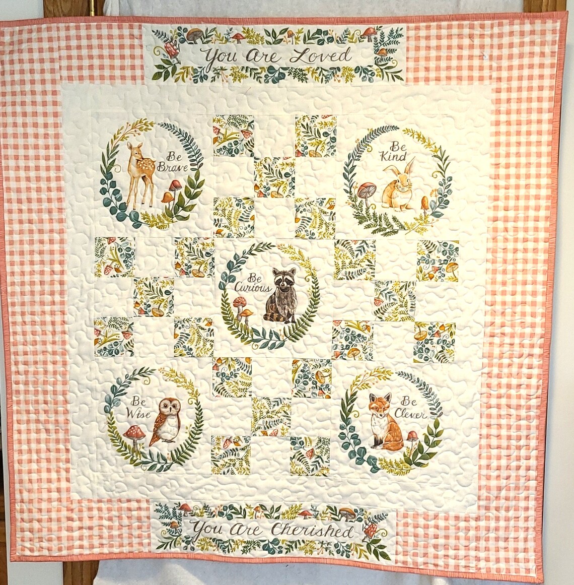 PDF Pattern, Effie's Woods Panel Pattern, Easy and Fast Baby Quilt ...