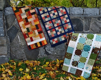 PDF Pattern Two Table Runner Designs Made With Charm Pack or - Etsy