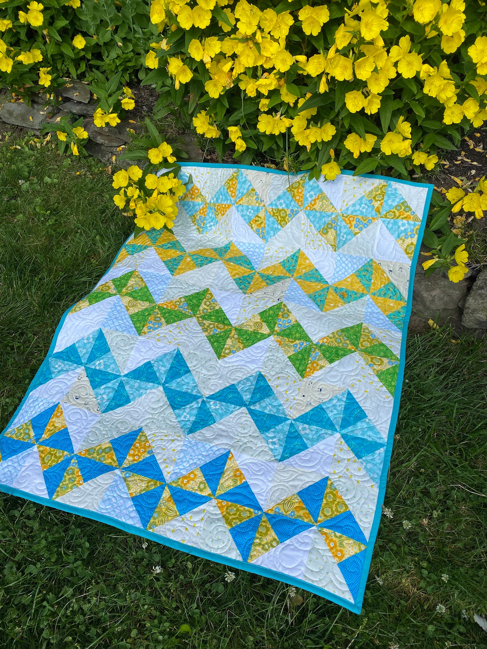 PDF Baby to King Size Patchwork Quilt Pattern 5 Sizes Fat - Etsy