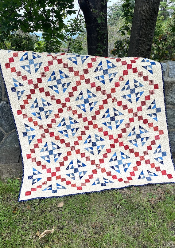 Red White And Blue Quilt Patterns