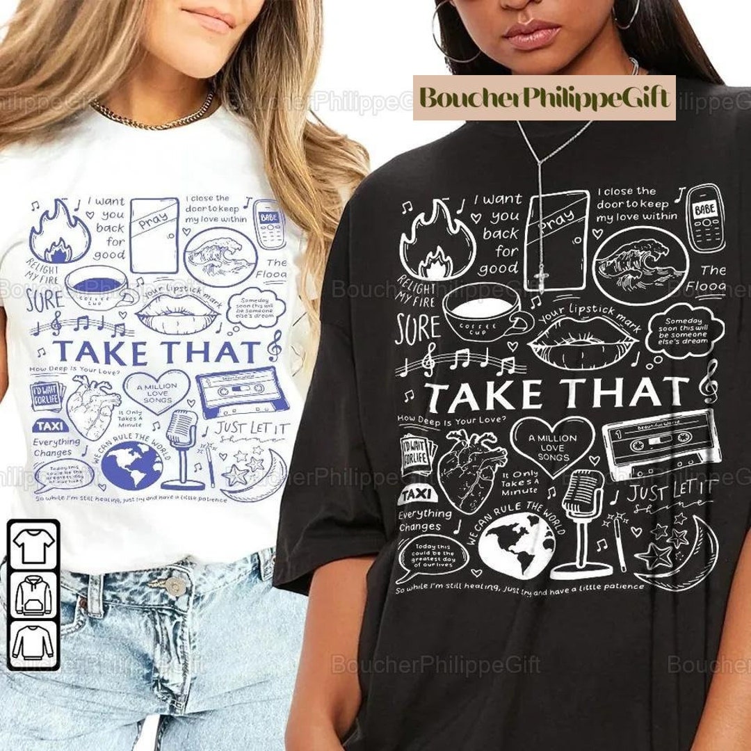 Take That Band Shirt, Take That Tour 2024, Take That 2024 Shirt, 2024 ...