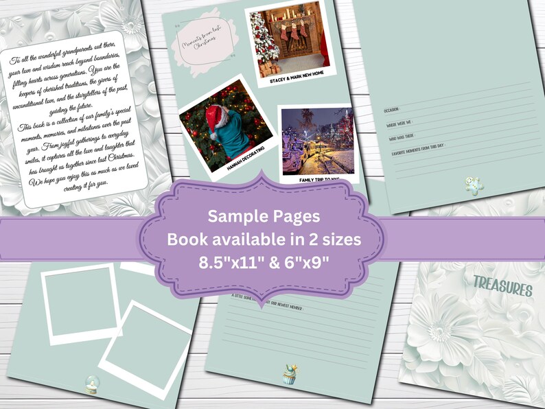 Printable Family Slam Book,family Memory Journal,grandparents Keepsake ...