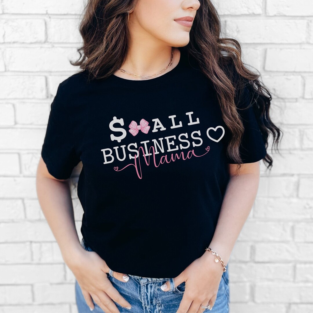 Small Business Mom Shirt, Coquette Boss Mama T Shirt, Cute Woman ...