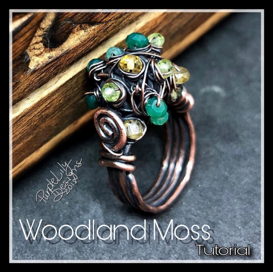 Woodland Moss Ring Tutorial, Purplelily Designs - Etsy