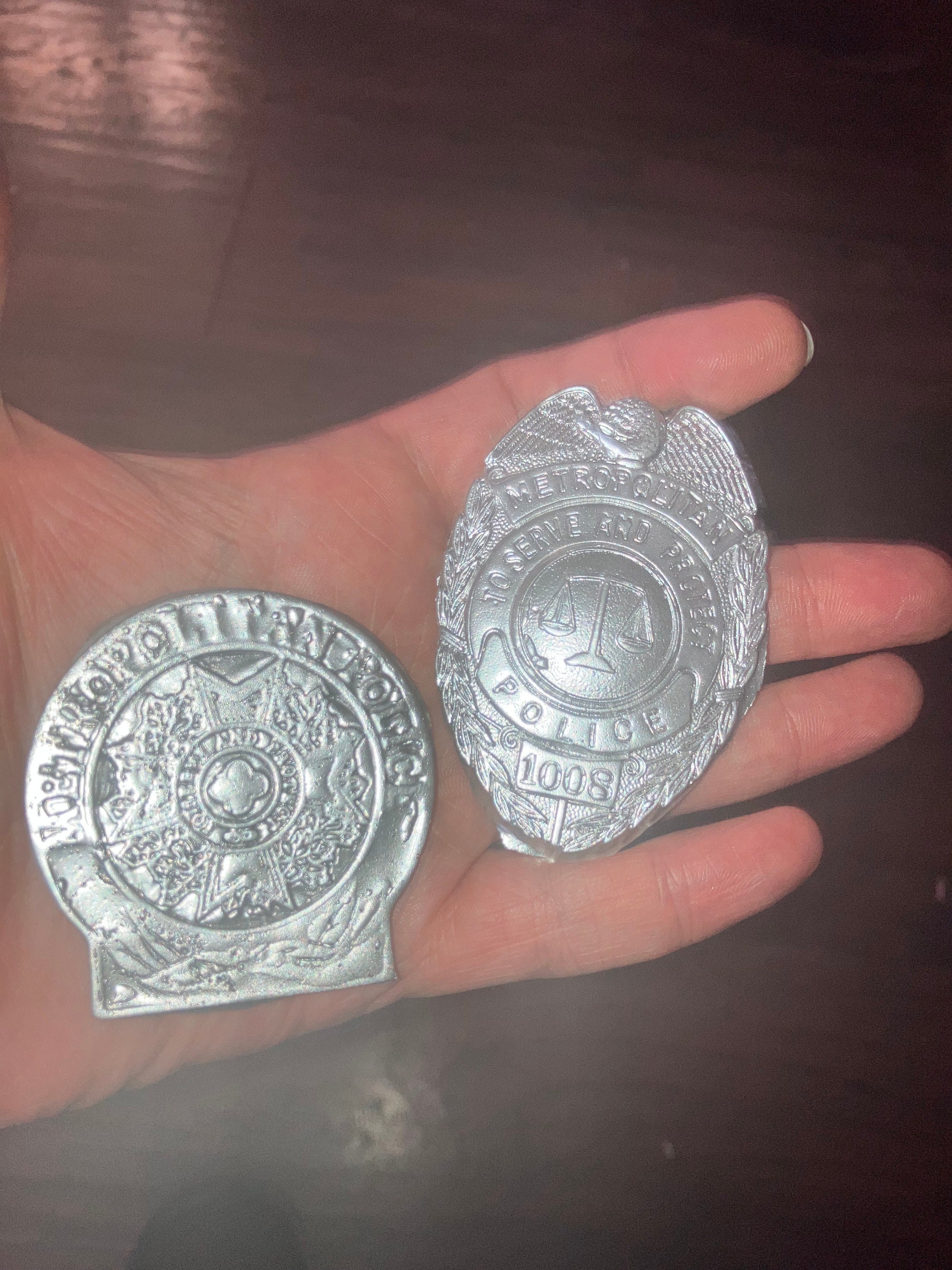 Police Academy 1984 Movie Prop Badge Set in Silver Replica Badges - Etsy