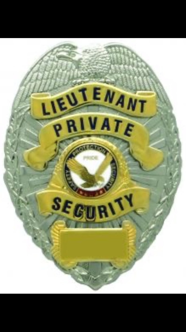 Security Officer Badge Private Security Officer Badge Beautiful Finish ...