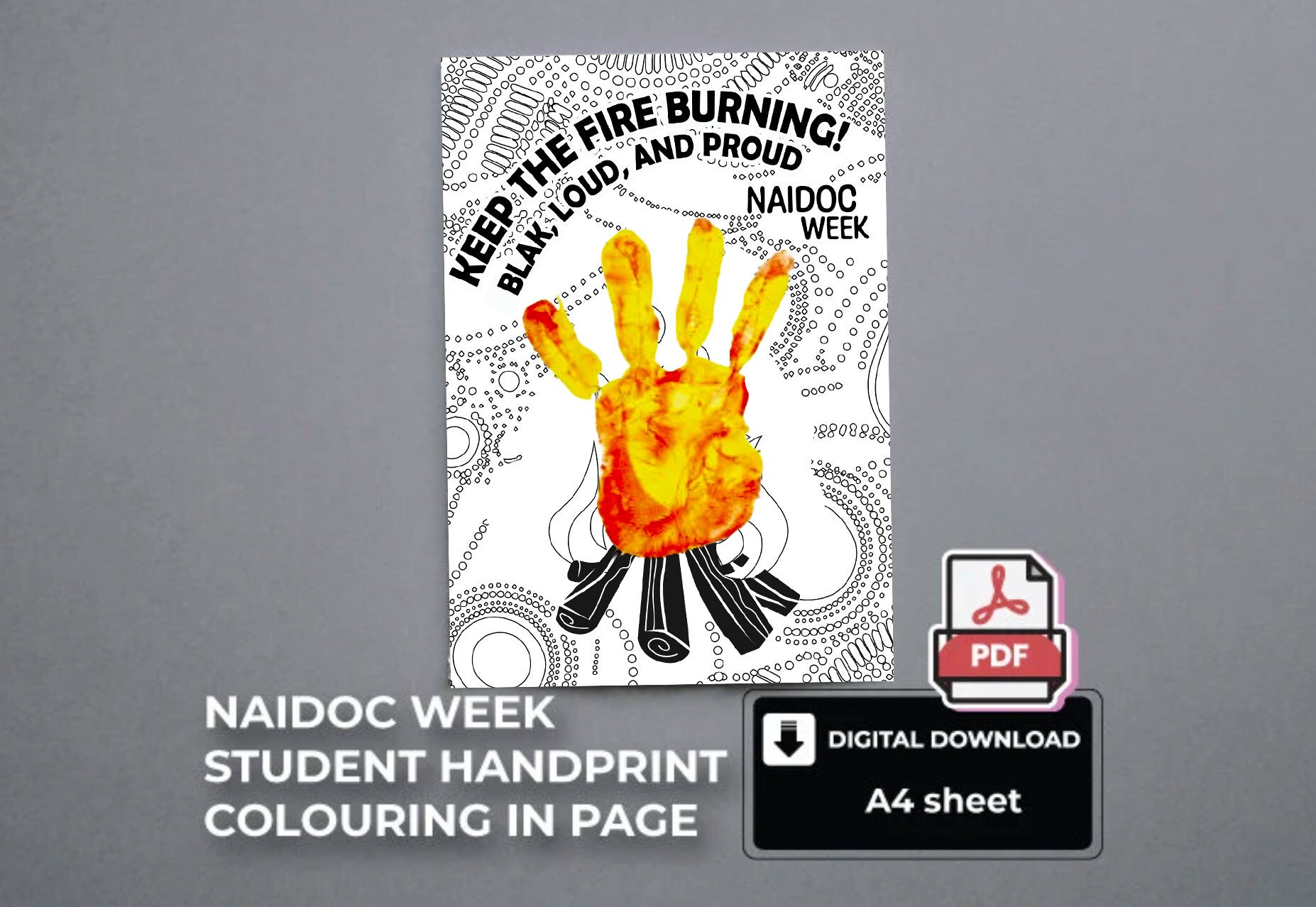NAIDOC WEEK Aboriginal Mural Classroom Resources - Etsy