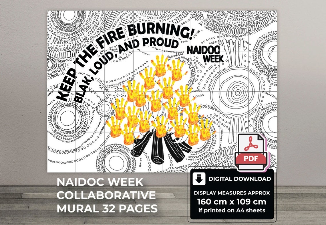 NAIDOC WEEK Aboriginal Mural Classroom Resources - Etsy