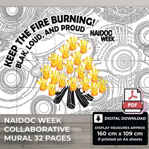 NAIDOC WEEK Aboriginal Mural Classroom Resources - Etsy